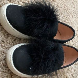 Shoes | Puff Ball Slides | Poshmark